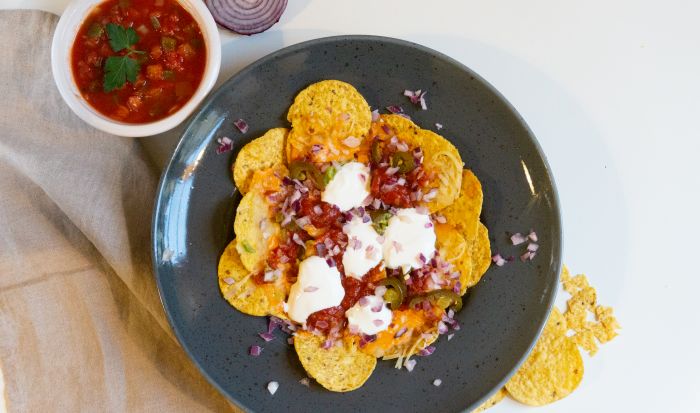 Creamy Nachos Animal Style - Taco Bar